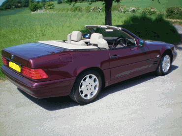 Mercedes 500SL Convertible